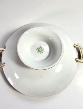 Nippon | Other | Antique 911 Nippon Bowl Morimura Black Silhouette ...